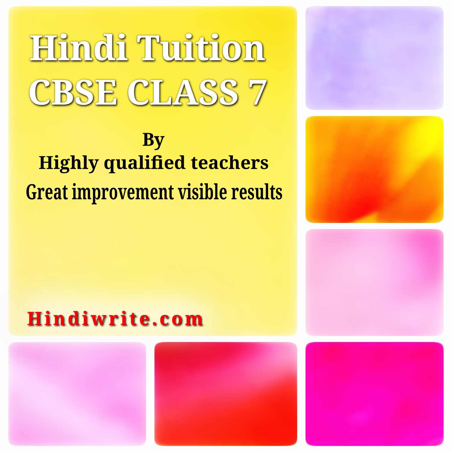 Class 7 CBSE BOARD HINDI Tuition 